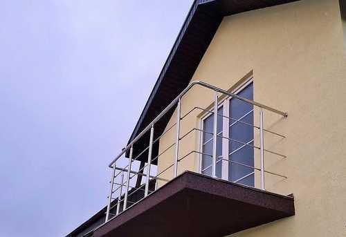 Перила на открытый балкон