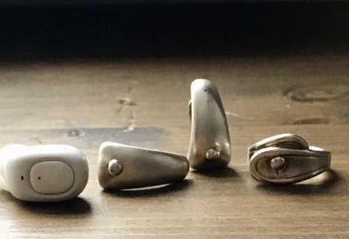Комлект серебро серьги кольцо в стиле uno DE 50