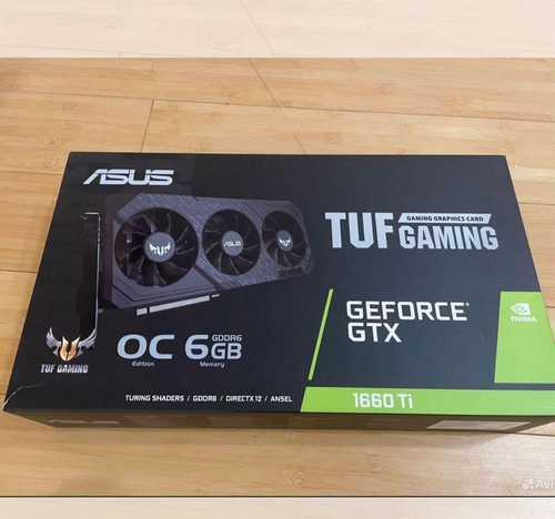 Видеокарта asus gtx 1660 ti 6gb