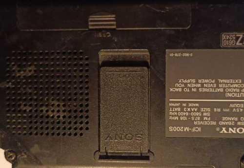 Радиоприемник sony icf m200s