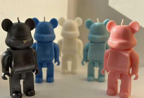 Свеча bearbrick Бетонные свечи Свечи-коктейли