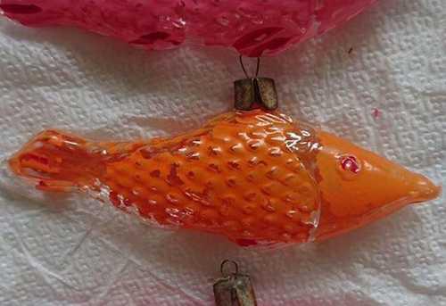 Рыба елочная игрушка СССР
