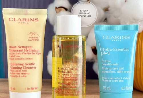 Clarins Набор для норм/сух кожи уход в 3 этапа