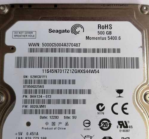 Hdd 500gb Seagate