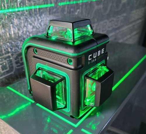 Лазерный уровень ada cube 3 360 green