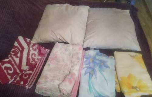 Одеяло, подушка, покрывало, постельное белье