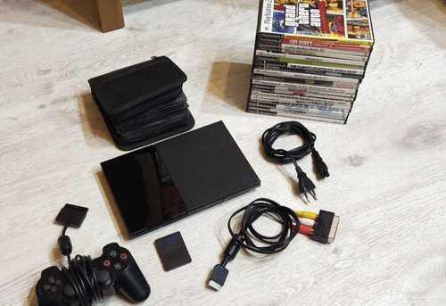 Sony PlayStation 2 PS2 slim чипованная