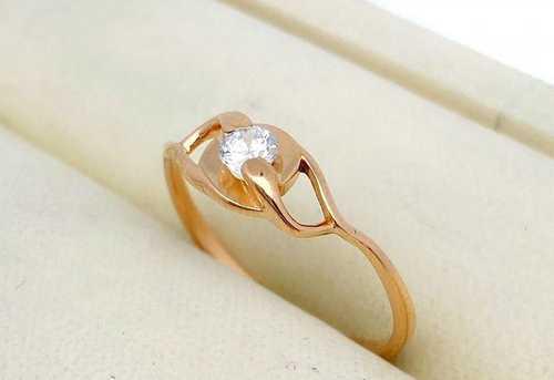 Золотое кольцо с камнем 585пр. размер: 16,5