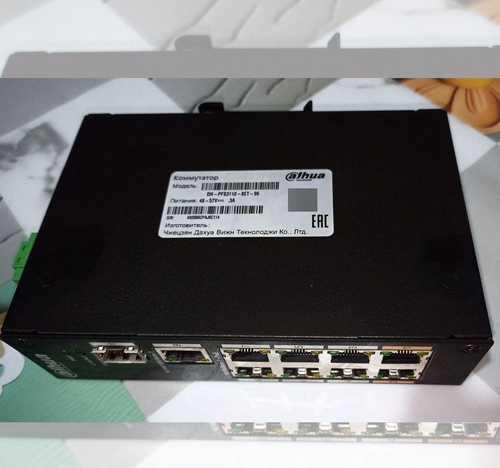 Коммутатор Dahua DH-PFS3110-8ET-96 PoE 8 портов