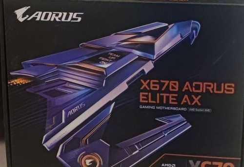 Материнская плата Gigabyte X670 aorus elite AX