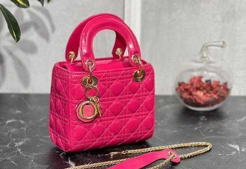 Сумка Dior розовая женская