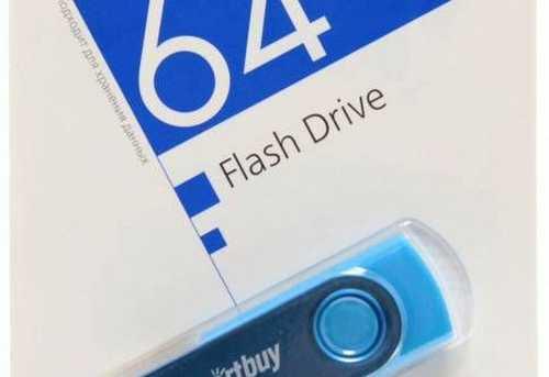 Флешка 64 гб USB Smartbuy Twist Blue
