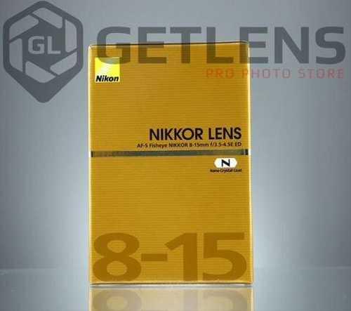 Nikon 8-15mm f/3.5-4.5E ED AF-S Nikkor (новый)