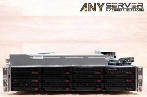 Сервер Supermicro 6028TR 8х E5-2683v4 512Gb 12LFF
