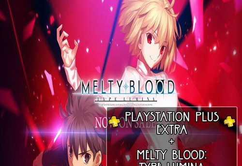 PS Plus + игра melty blood type lumina