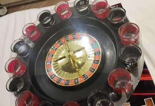 Пьяная рулетка эврика, игровой набор 16 стопок