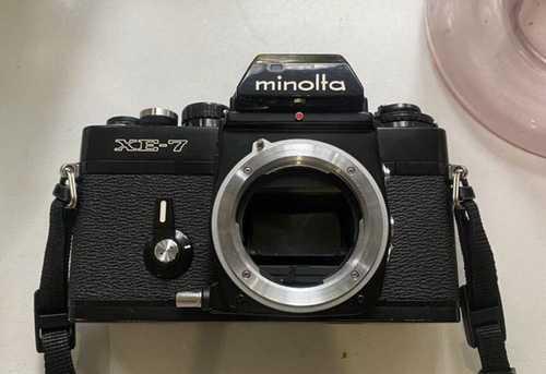 Плёночный фотоаппарат Minolta XE-7 на запчасти