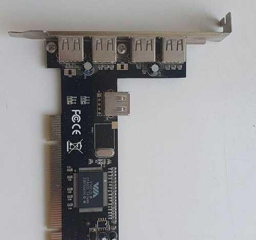 Usb разветвитель 2.0. контроллер PCI переходник на