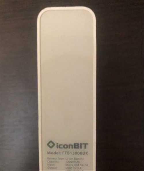 Внешний аккумулятор iconBIT 13000