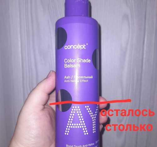 Бальзам оттеночный concept пепельный блонд