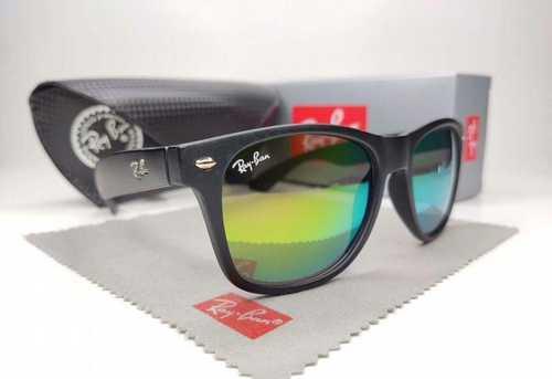 Очки Ray Ban Wayfarer Зелёный Зеркальный