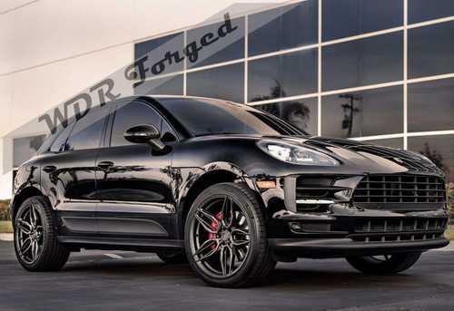 Кованые диски R21 на porsche macan