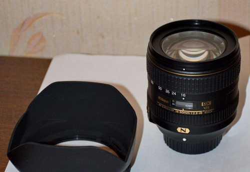 Объектив Nikon 16-80mm f/2.8-4E ED VR AF-S DX