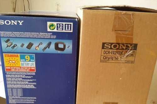 Коробка от Sony DCR-VX2100E
