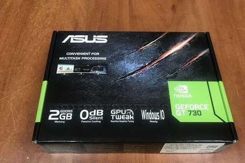 Видеокарта Asus GT 730 2 GB gddr5 Silent Новая