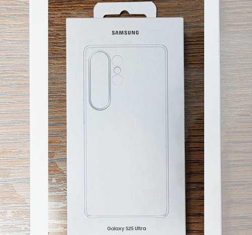 Оригинальный чехол Samsung Clear Case S25 Ultra