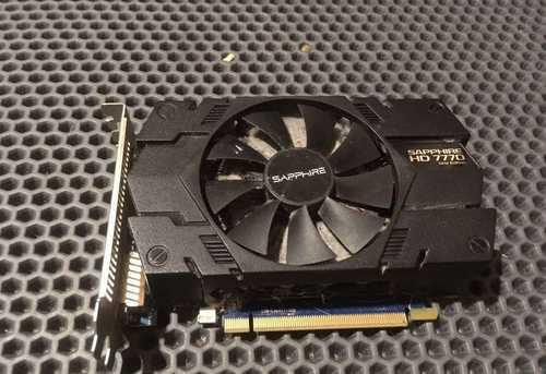 Видеокарта Radeon HD7770 1GB Gddr5