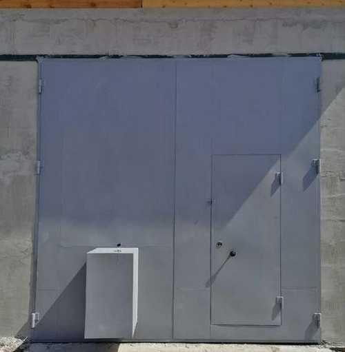 Промышленные гаражные ворота + установка