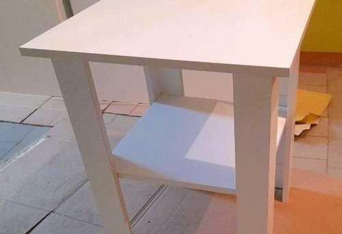 Журнальный стол Аврора, 500x500x600мм, белый