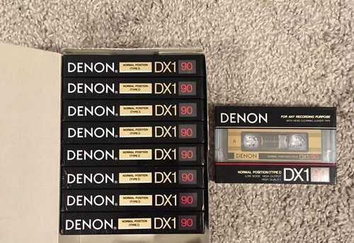 Аудиокассеты Denon DX1 90, новые 9 шт