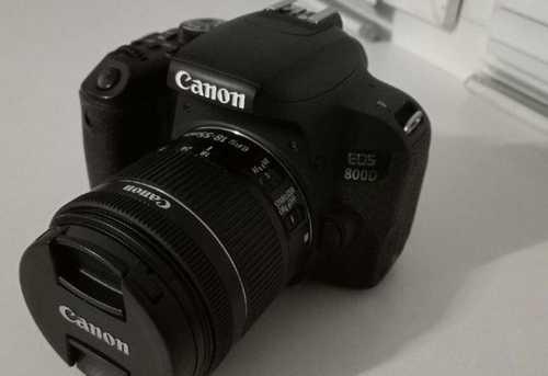 Зеркальный фотоаппарат canon eos 800d