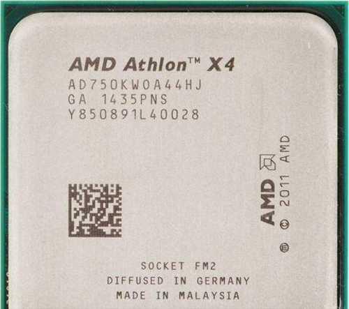 AMD Athlon X4 750K 760K FM2
