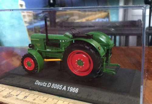 Модель трактор deutz D 8005A 1966г hachette 1:43
