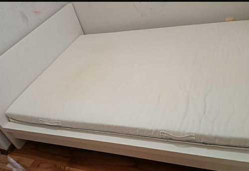 Кровать с латексным матрасом икеа