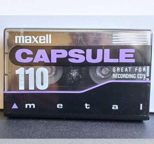 Аудиокассетa Maxell capsule 110 Metal