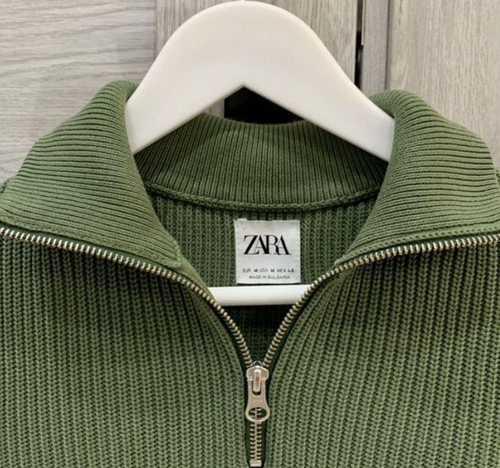 Зип свитер zara