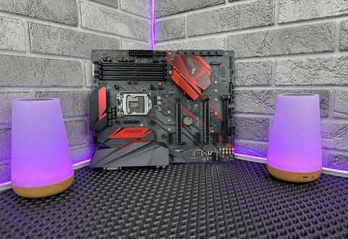 Материнская плата asus rog strix z370-h