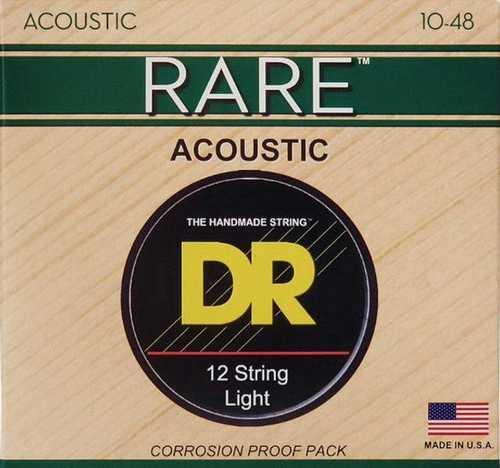 Струны для акустической гитары DR RPL-10/12