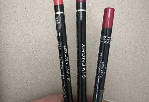 Карандаши для губ Givenchy, Dior