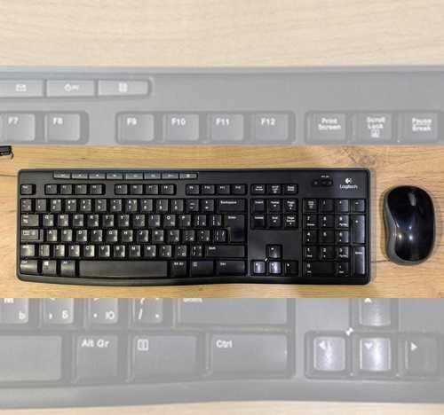 Клавиатура беспроводная с мышью Logitech MK270