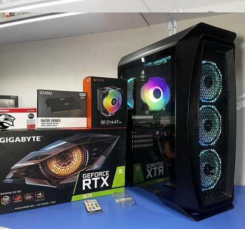 Игровой пк Ryzen 5 5600X/RTX3070/32GB/M2 SSD 512