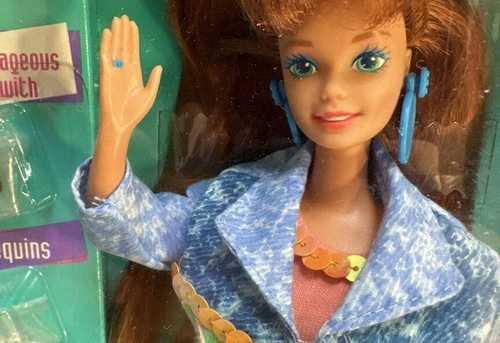 Barbie paint n dazzle Redhead 1993