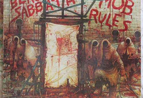 Black Sabbath Mob Rules виниловая пластинка