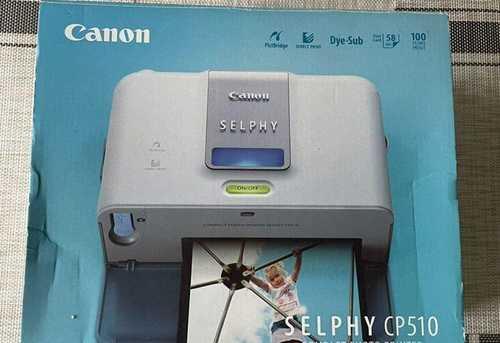 Принтер для печати фотографий, Canon, Selphy CP510