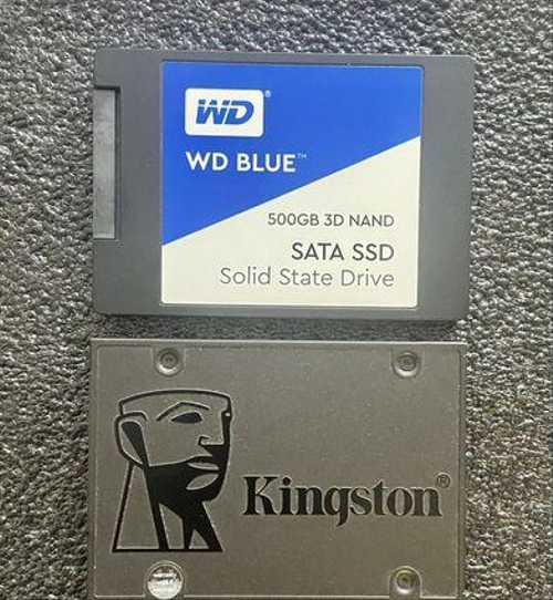 SSD Kingston 480Gb WD Blue 500Gb