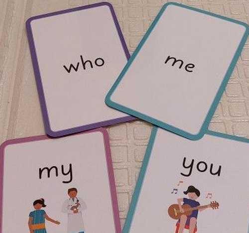 DK high frequency words cards